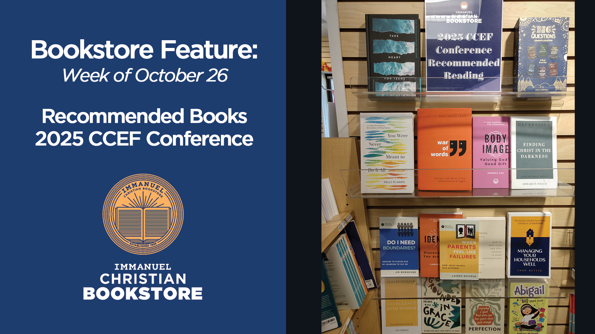 Bookstore - Immanuel Bible Church